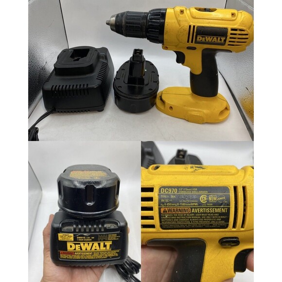 Dewalt | Other | Dewalt Dc97 2 Vsr Cordless Drill Driver W Charger And ...
